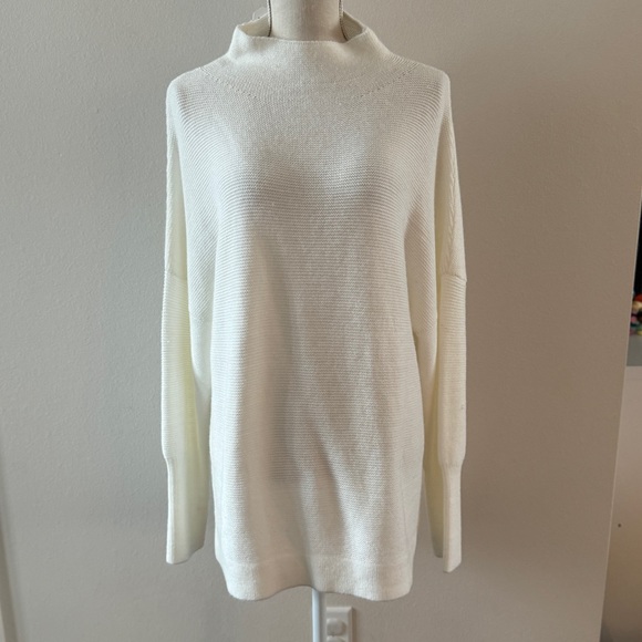 Orwyy | Sweaters | Nwt Orwyy Basic White High Neck Sweater Long Tunic ...